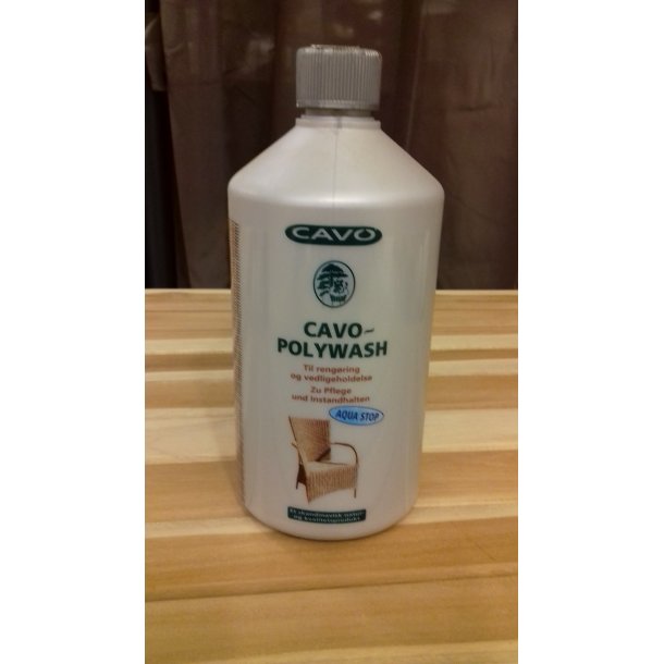 CAVO Polywash - rensemiddel til havemøbler. Rens rattanmøbler