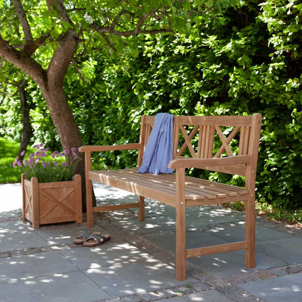 Kronborg Havebænk Gold Teak - 3 Pers. Se havebænken her!